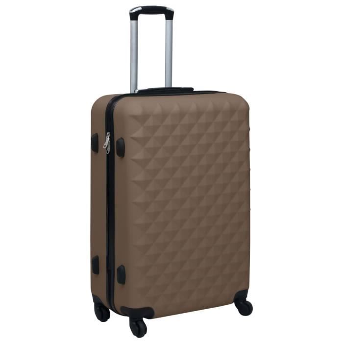 Magic 3249-) Valise rigide Design Moderne - Marron ABS