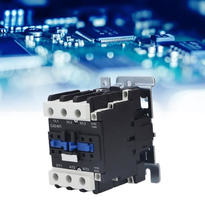 SAL Contacteur CA 220V 40A AC Contacteur Crack Proof Buckle Design ...