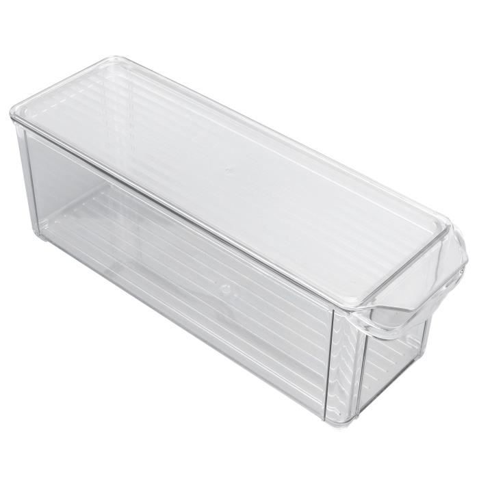 Bac de rangement - DRFEIFY - Transparent - Grande capacité - Plastique ...