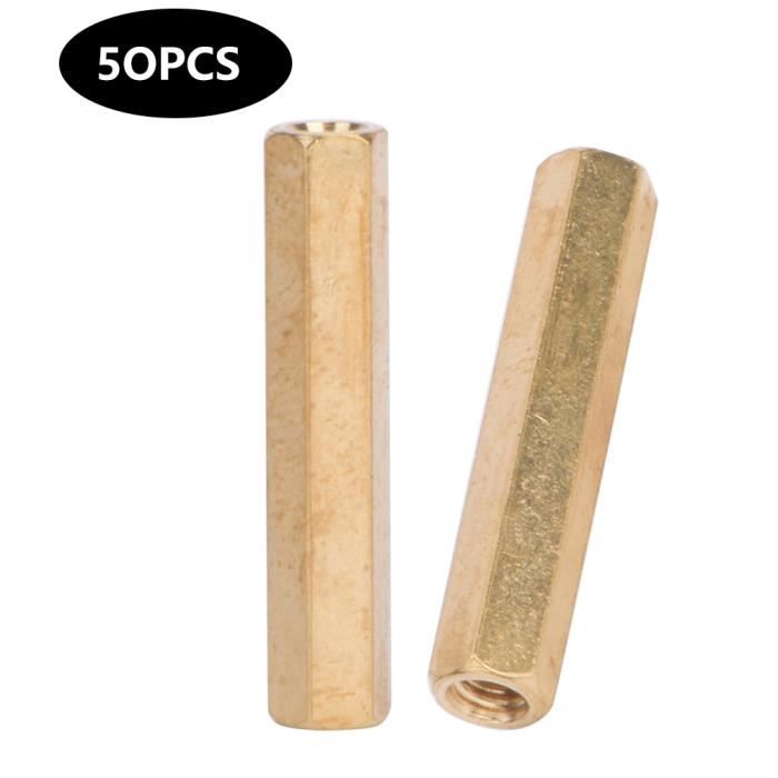 Entretoise - EJ.life - M3 - Laiton - 50 pièces - Longueur 25mm ...