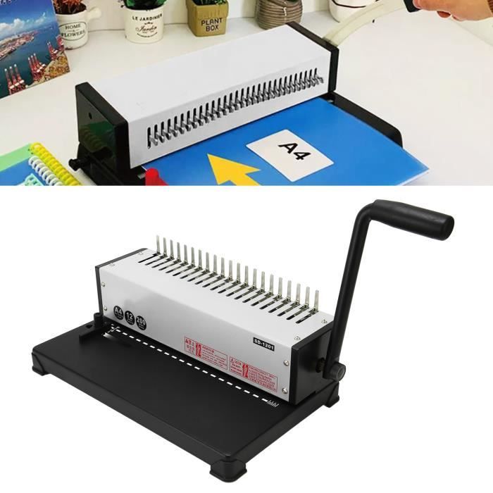 EIF Reliure À Poinonner Machine À Relier 21 Trous, Reliure À Papier ...
