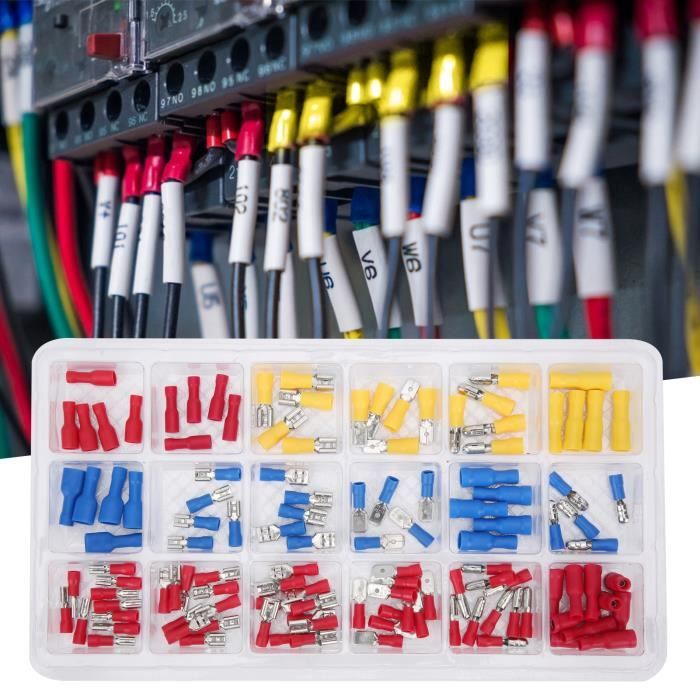 SUC-Bornes de fil 120 Connecteurs de Cblage, Connecteurs de Fils électriques Pressés à Froid ...