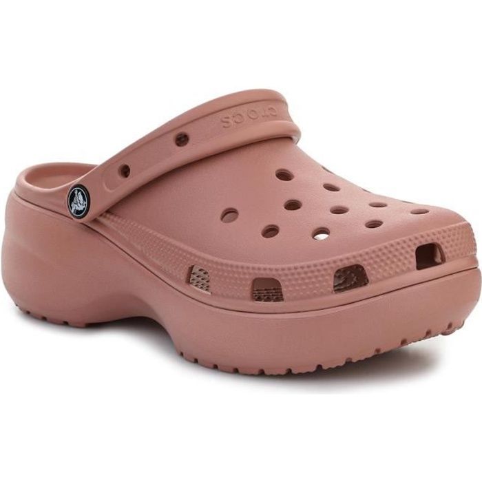 Chaussures CROCS Classic Platform Clog Rose - Femme/Adulte Rose ...