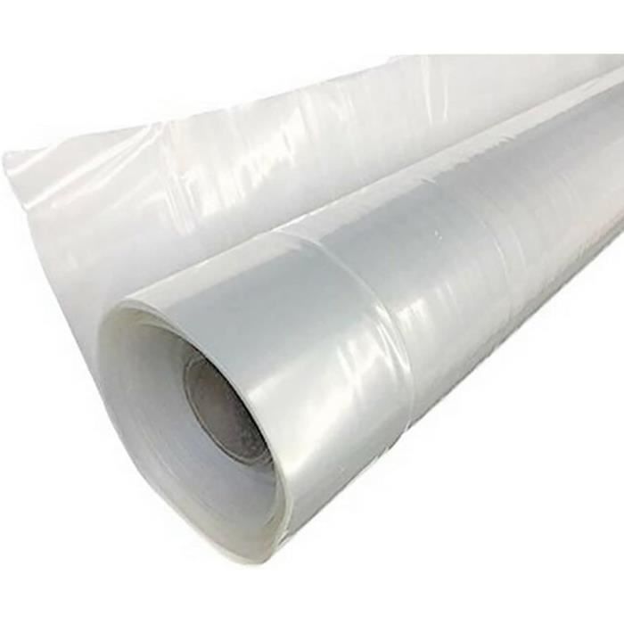 Film en Plastique Transparent Extra épais pour Serre, Transparent Bache ...