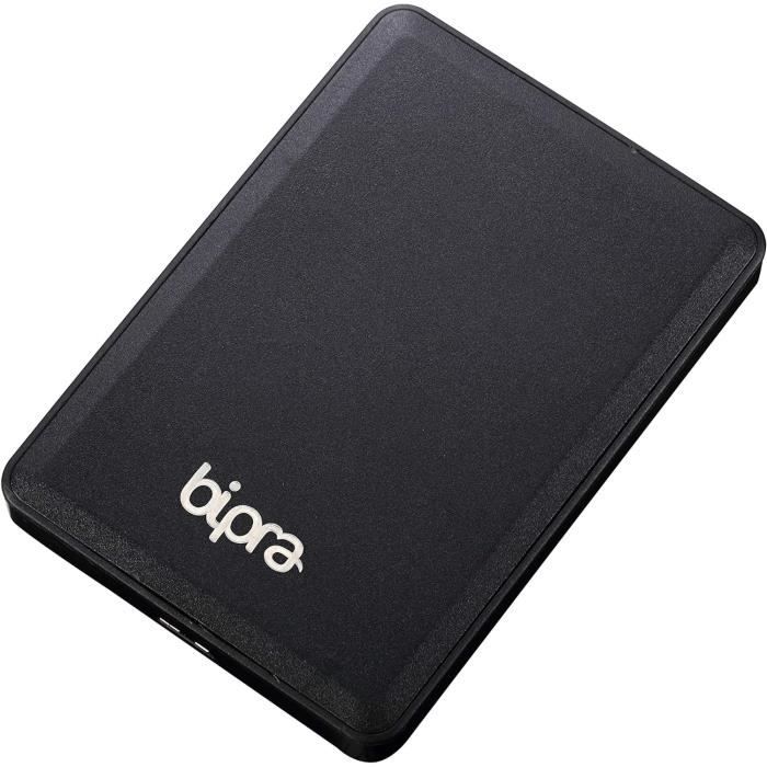Bipra Disque dur externe portable S3 2,5" USB 3.0 NTFS Noir 250 Go ...