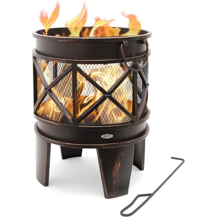 HEAT Outdoor living Firecask - Brasero Exterieur pour Jardin - Brasero ...