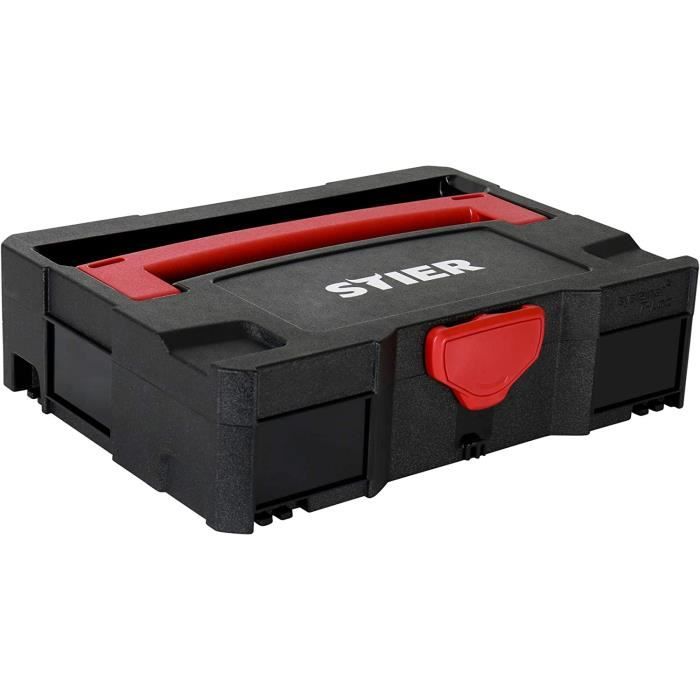 STIER Systainer® I T-LOC BLACK-Edition, DI 75 x 383 x 273 mm, plastique ...