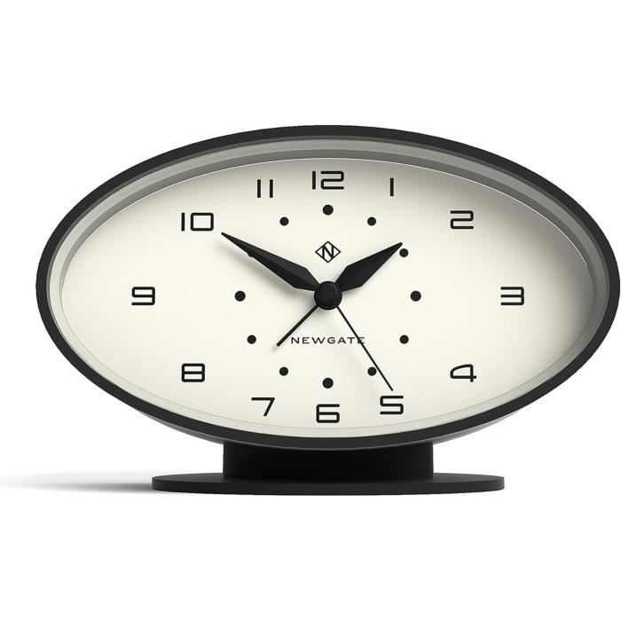 ® Ronnie Retro Réveil-Réveil De Bureau - Réveil De Forme Ovale - Réveil ...