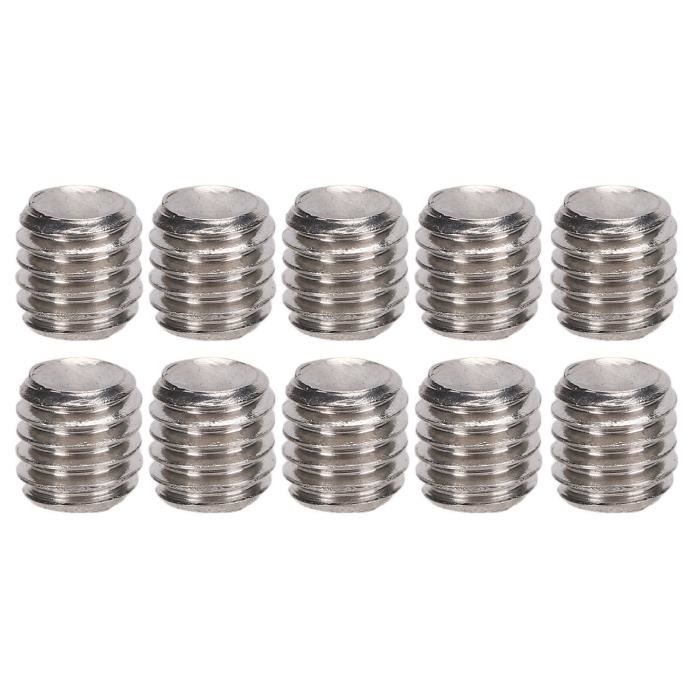 VBESTLIFE kit d'assortiment de vis de réglage Ensemble de vis sans tête en acier inoxydable A2 ...