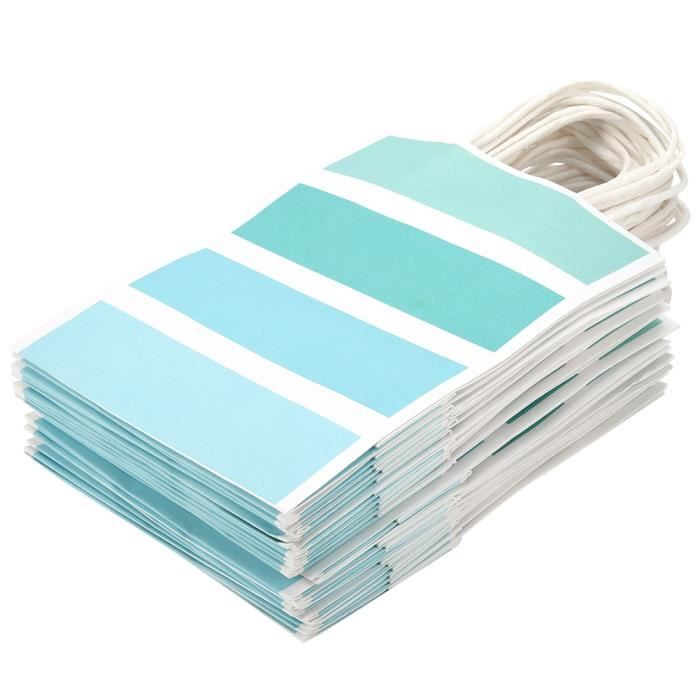 25 PCS Sac cadeau en papier kraft pour mariage Candy Favor Bag With ...