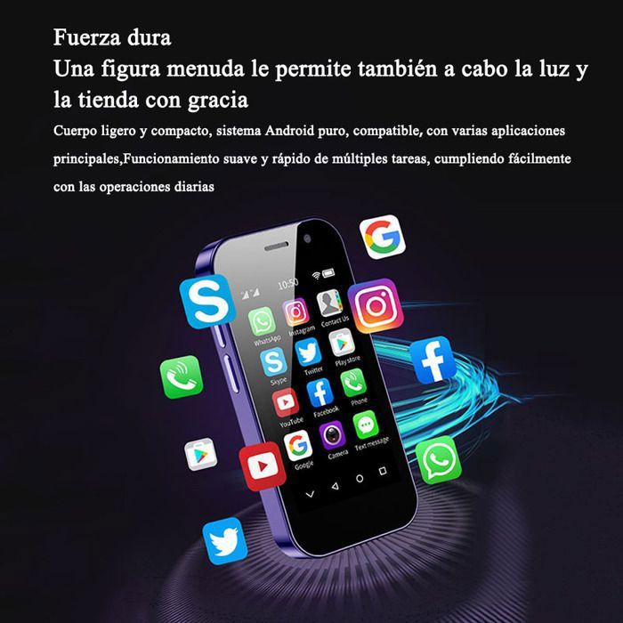 AIEK XS14 Pro 4G Mini Smartphone 3.0 pouces Android 9 Double SIM Face ...