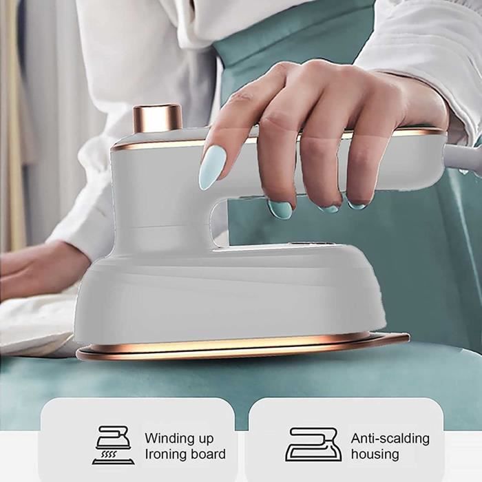 Mini Machine À Repasser Portable Vapeur 2 en 1 - A225 - Gris ...