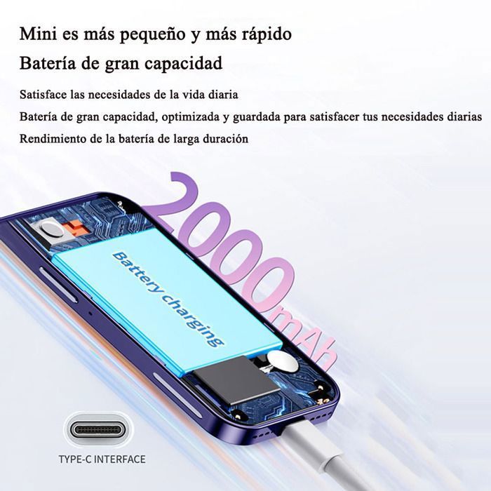 AIEK XS14 Pro 4G Mini Smartphone 3.0 pouces Android 9 Double SIM Face ...