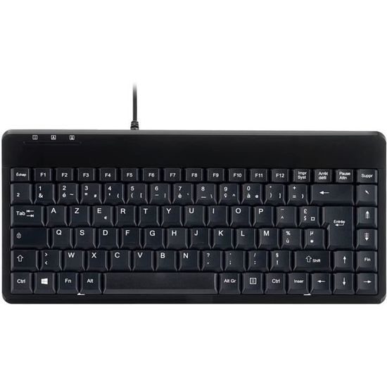 Perixx PERIBOARD-409U, Mini Clavier Filaire pour Windows, USB, Noir ...
