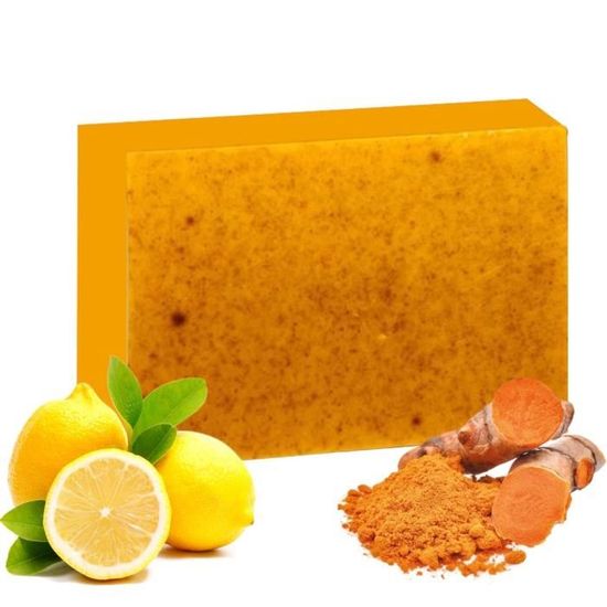 Savon au curcuma naturel végétalien traditionnel - antibactérien ...