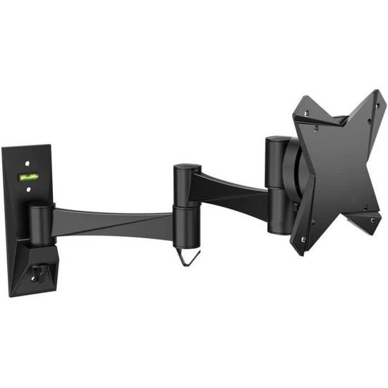 Intecbrackets Support mural pivotant et inclinable pour TV 17 19 20 22 ...