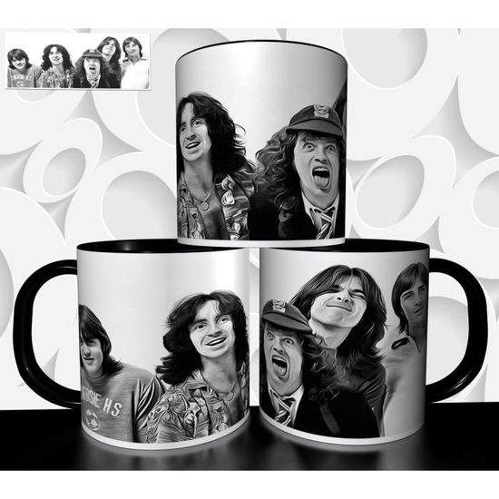 MUG personnalisé Tasse à café - GROUPE ROCK AC-DC ACDC Réf 1338 ...