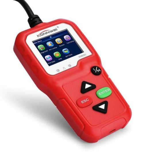 Outil De Diagnostic Konnwei Kw680 Scanner Professionnel Obdii - Eobd ...