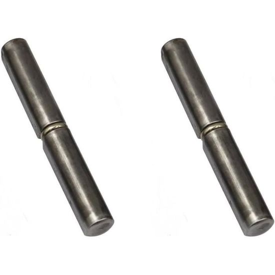 Lot De 2 Charnières De Porte À Souder - En Acier - Pour Porte En Acier ...