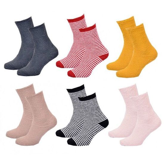 Chaussettes Femme CHEVIGNON - Pack de 6 Paires Surprise - Coton Organic ...
