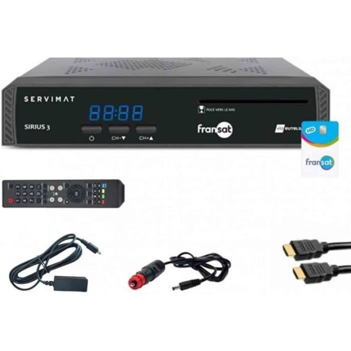 SERVIMAT – Sirius HD SERVIMAT Demodulador Satélite + Tarjeta Fransat ...