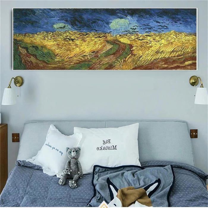 Diamond Painting, Van Gogh Abstrait 5D Diamant Painting Canevas ...