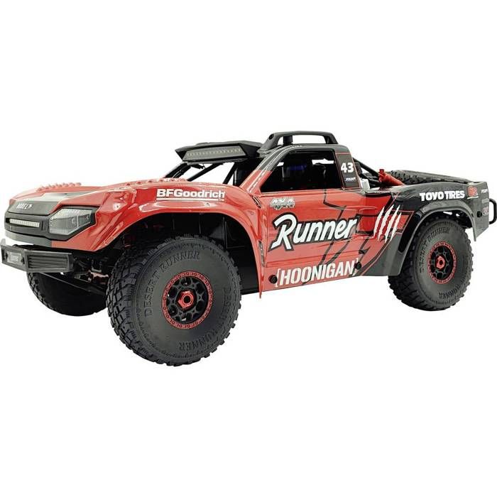 Runner rouge/noir brushless 1:7 Auto RC électrique Short course 4 roues ...
