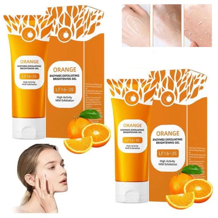 3pcs Gel Exfoliant Aux Enzymes D'orange,50g Orange Exfoliating ...