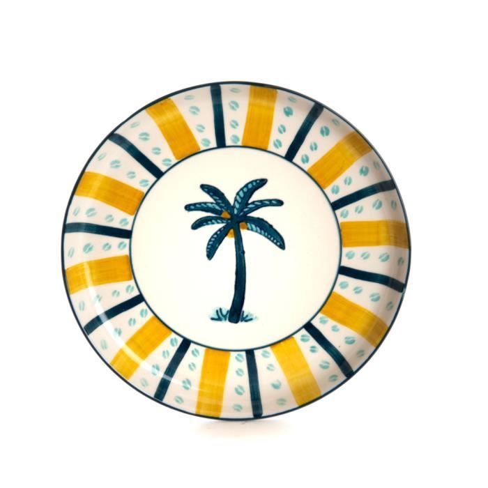 Assiette à dessert Florida (lot de 6) - Amadeus 2 Décoré - Cdiscount Maison