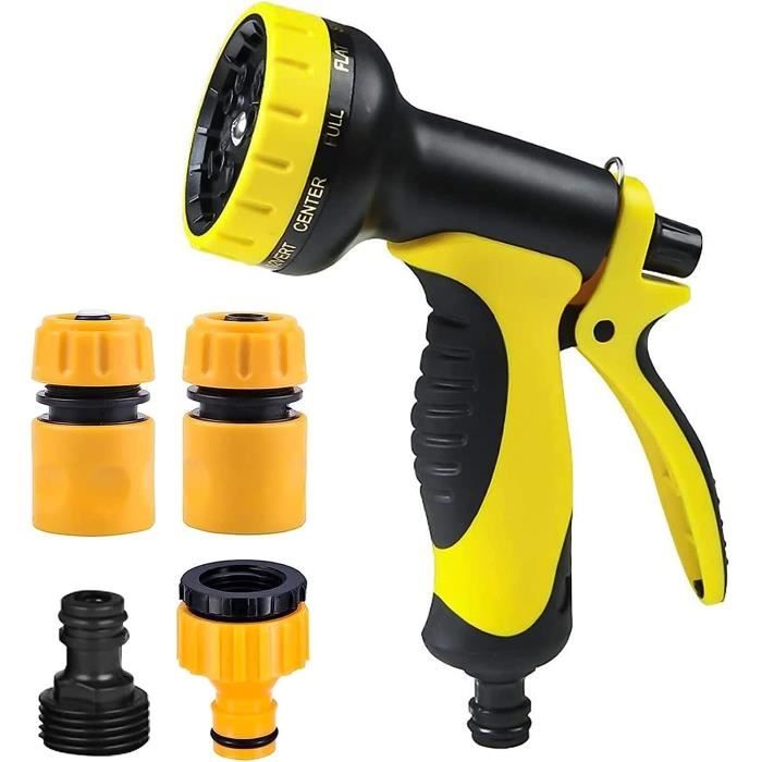 Tuyau + Buse Tuyau De Jardin Pistolet À Pulvérisateurs, Buse De Pulvérisation De Tuyaux 8-10 ...