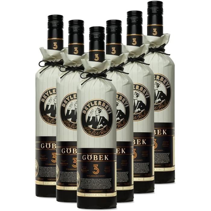 Beylerbeyi - Göbek Raki 6 x 70cl - Eau de Vie Turque Aromatisée à l ...