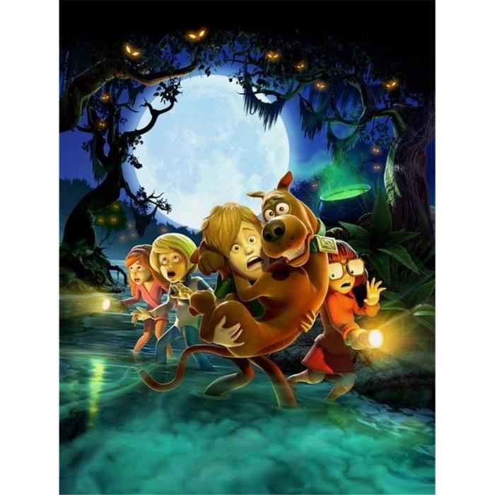 NSBD-479 Sftdf Scooby Doo, Peinture Au Diamant Bricolage 5D Adulte Par Peinture De Kit De Numéro ...