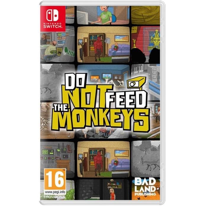 Jeu vidéo - Nintendo - Do Not Feed The Monkeys - Simulation - PEGI 16 ...