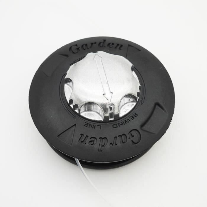 Tondeuse,Tête de tondeuse universelle en Nylon et aluminium M10, pour débroussailleuse à 2 ...