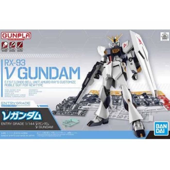 BANDAI GUNDAM - GUNPLA NU GUNDAM - ENTRY GRADE V GUNDAM RX-93 Kit de ...