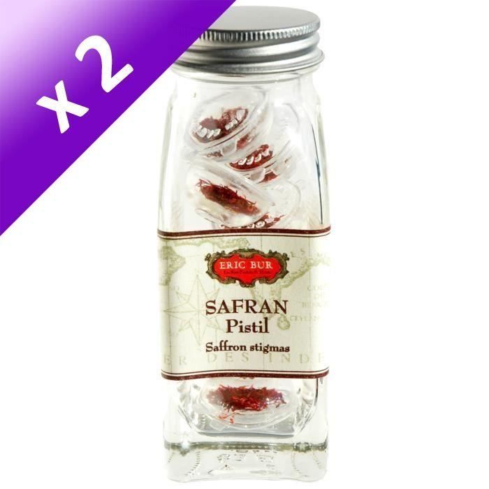 [LOT DE 2] 1 gramme Safran dosettes individuelles - Cdiscount Au quotidien