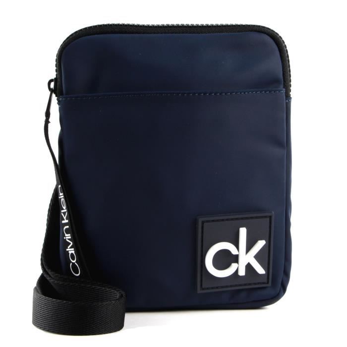 Calvin Klein Flat Pack S CK Navy [106500] Bleu - Cdiscount Bagagerie ...