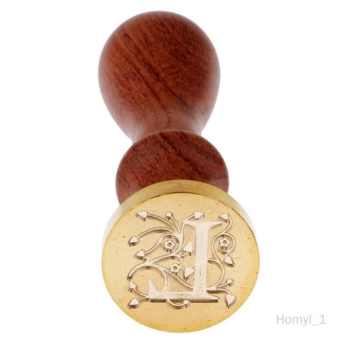 Sceau Cachet de Cire - COLAXI - 25mm - Poignée en Bois - 23 Styles ...