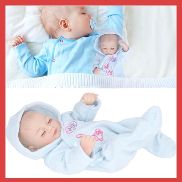 Poupée bébé Reborn - DILWE - 10 pouces - Apparence réaliste - Silicone ...