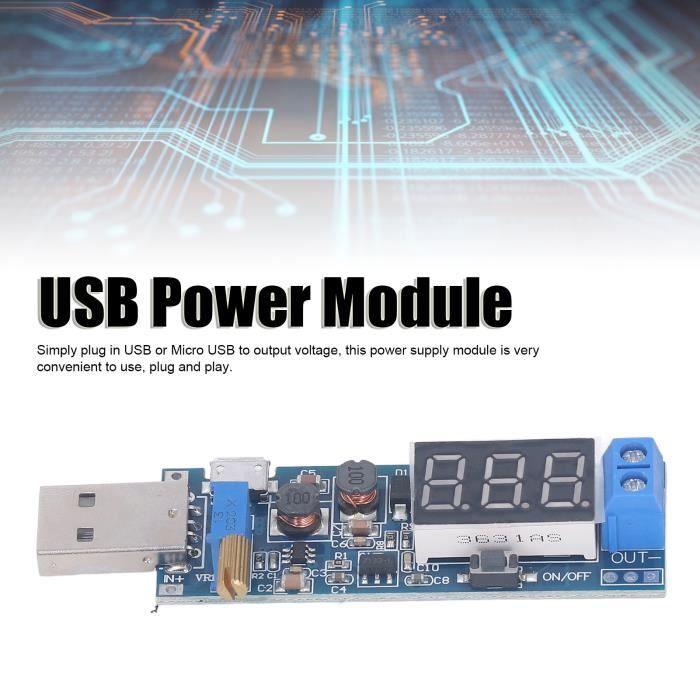 DEX module convertisseur Buck Boost Module D'alimentation USB DC à DC ...