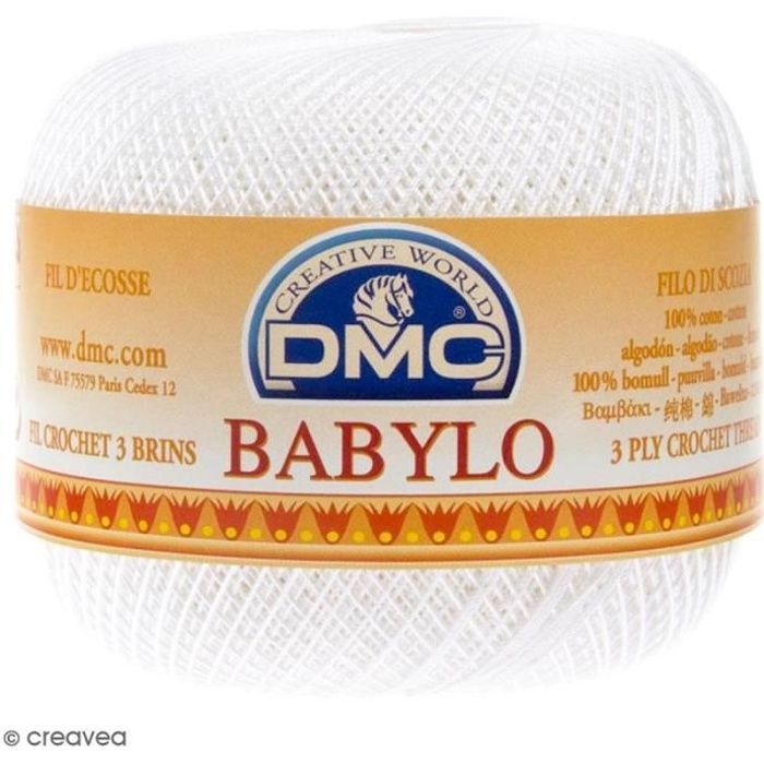 Fil DMC Babylo 20 - Différents coloris - 100 g Pelote DMC Babylo ...