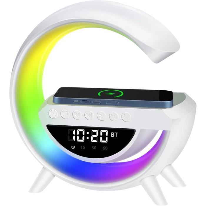 Lampe De Chevet Led Avec Fonction De Charge 2024 Nouveau Réveil ...