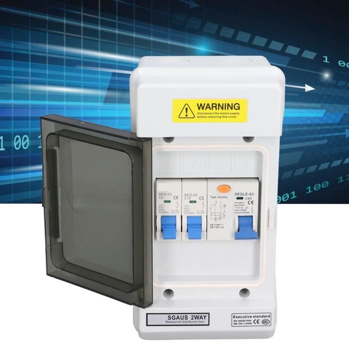 EIF Disjoncteur À 2 Voies Disjoncteurs De Protection Universels, Ip66 ...