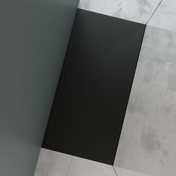 Mai & Mai Receveur de Douche Bac à Douche Gris-Noir en Résine Marbre ...