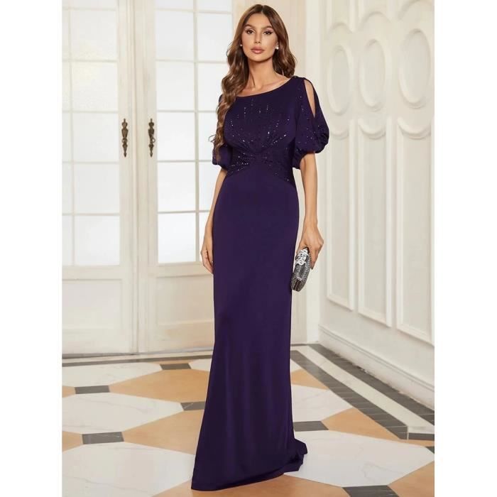 Robe,EVER AZOLE-robe longue de forme sirène,élégante tenue de soirée ...