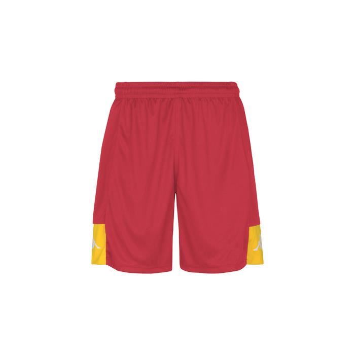 Short Kappa Daggo - red/yellow chrome - 4XL - Cdiscount Sport