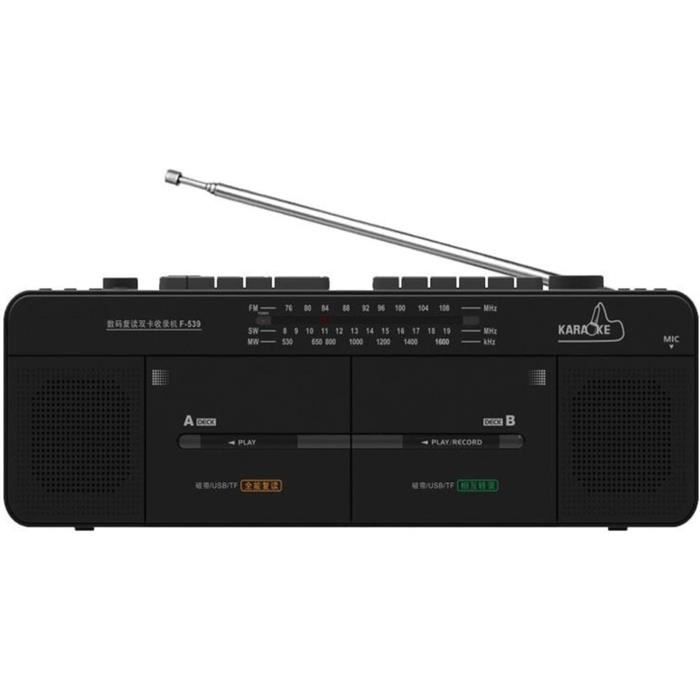 Luernas Lecteur Double Bande - Enregistreur Cassette - Radio Fm-Sw-Wm ...