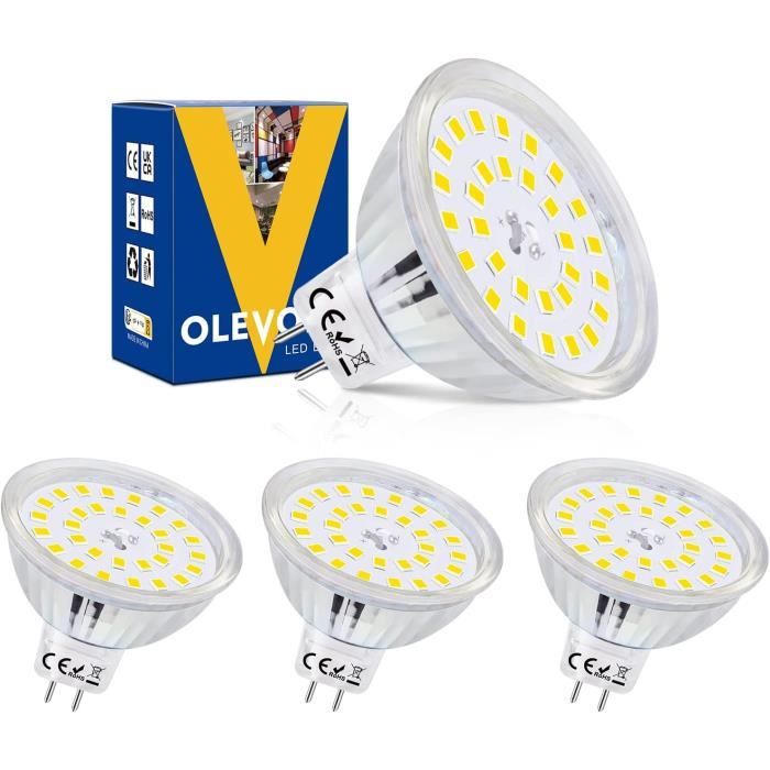 Olevolt Ampoule Led Mr16 Gu5 3 Blanc Naturel 4000k Led Spot Gu5 3 6w