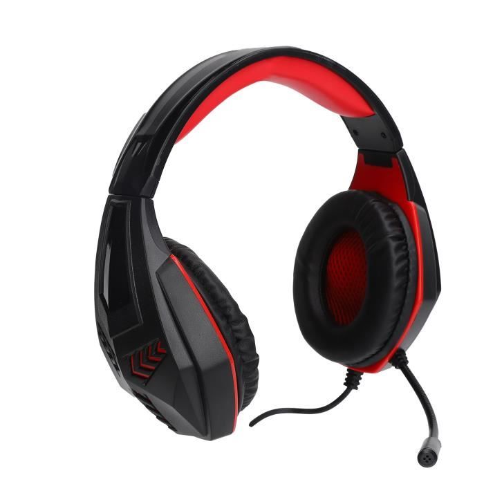 TMISHION Casque filaire G321 2m Wired Game Over Ear Écouteurs Casque de ...