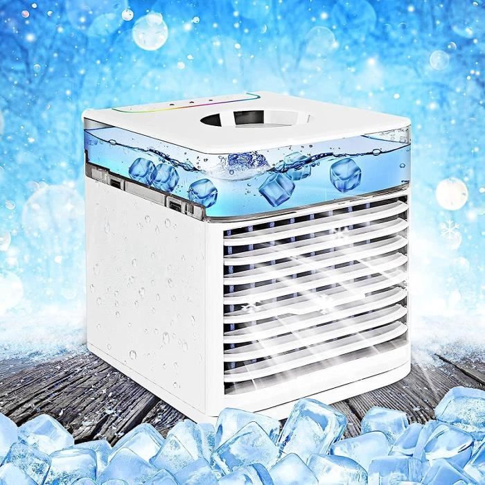 Climatiseur Mobile Avec Reservoir - Refroidit Et Humidifie Mini ...